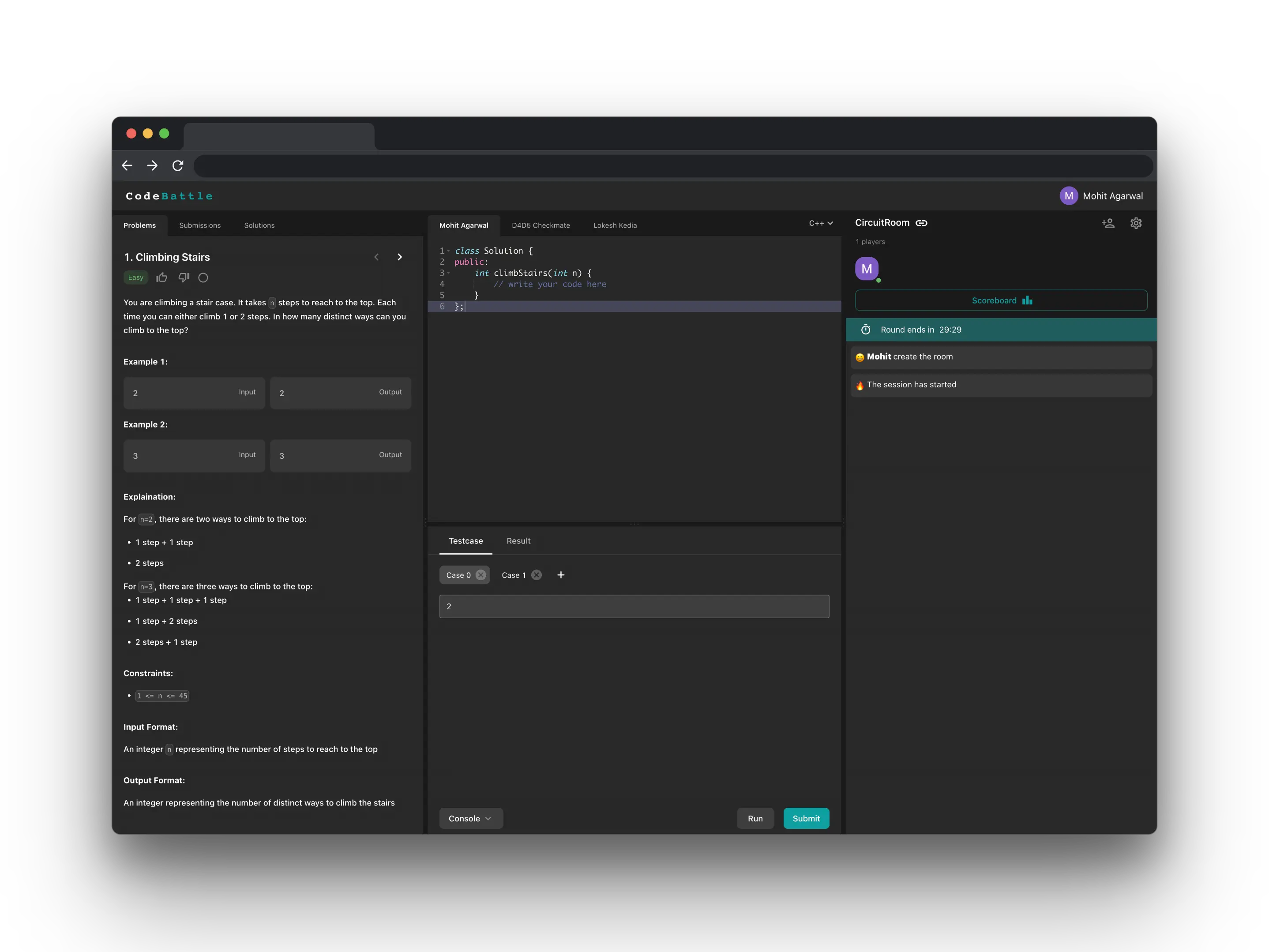 CodeBattle - Code & Compete with your friends